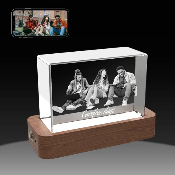 3D Glass Picture Frame – Stunning Crystal Gift with Depth